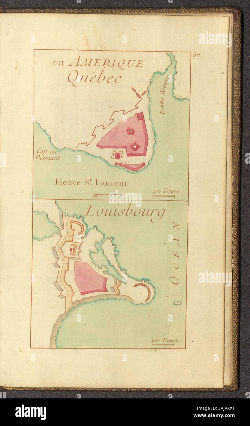 Georges-Louis Le Rouge’s Recueil des fortifications, forts et ports de ...