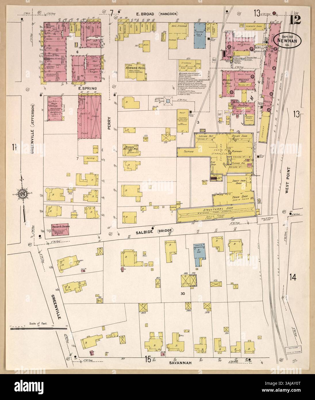 Newnan georgia map hi-res stock photography and images - Alamy