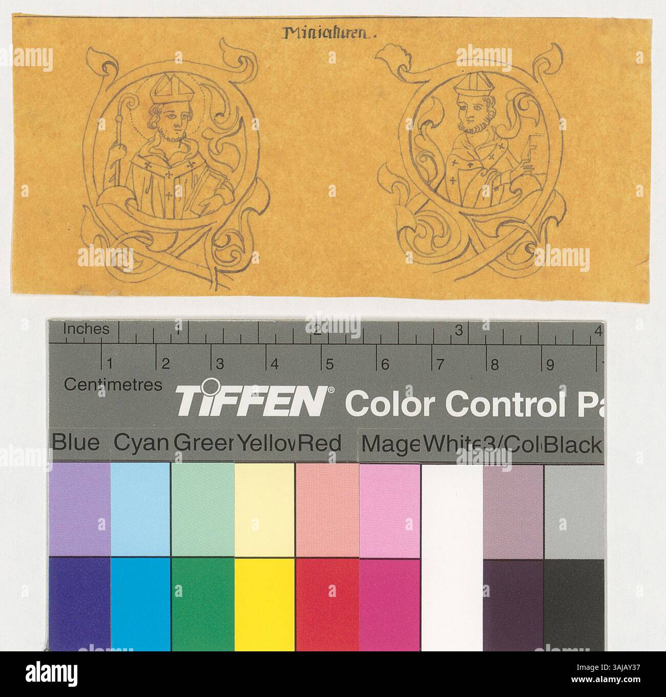 This image features miniature artworks, created between 1860 and 1910 ...