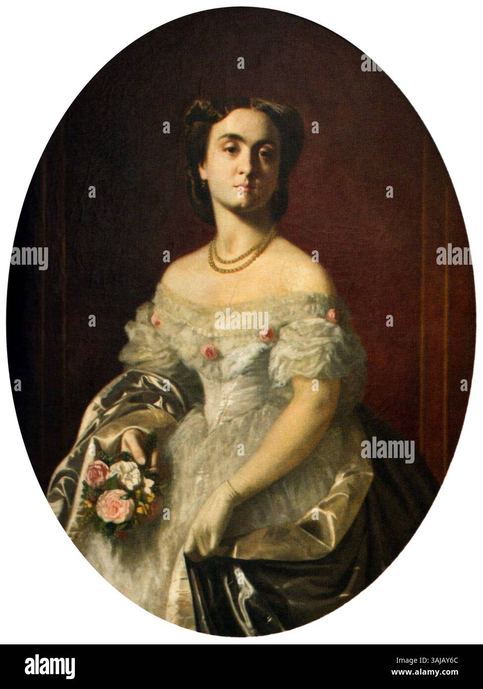 Theodor Aman’s 'Mrs. Ana Aman' (1865) is a portrait of his wife ...
