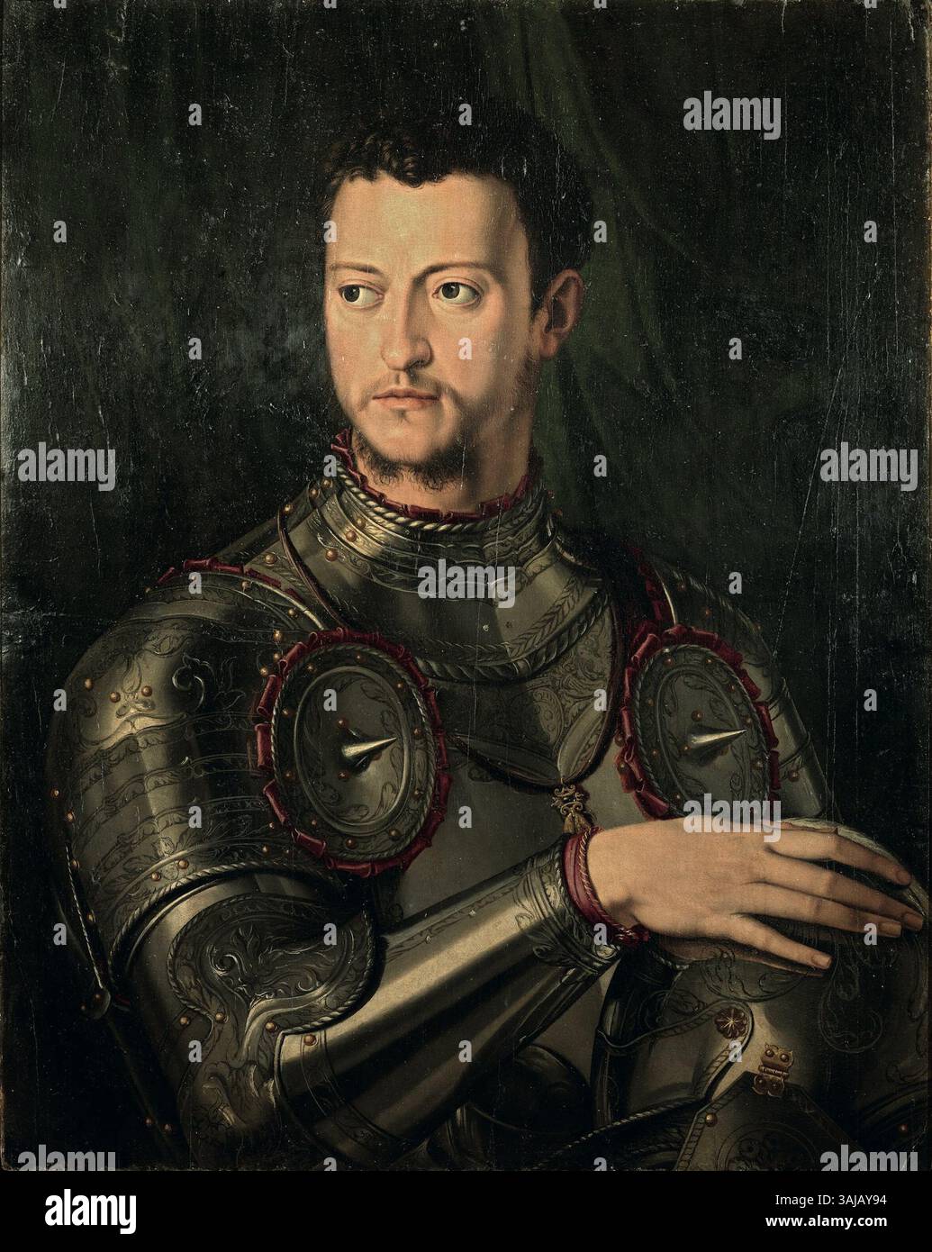 A portrait of Cosimo I de' Medici, Grand Duke of Tuscany, painted by ...