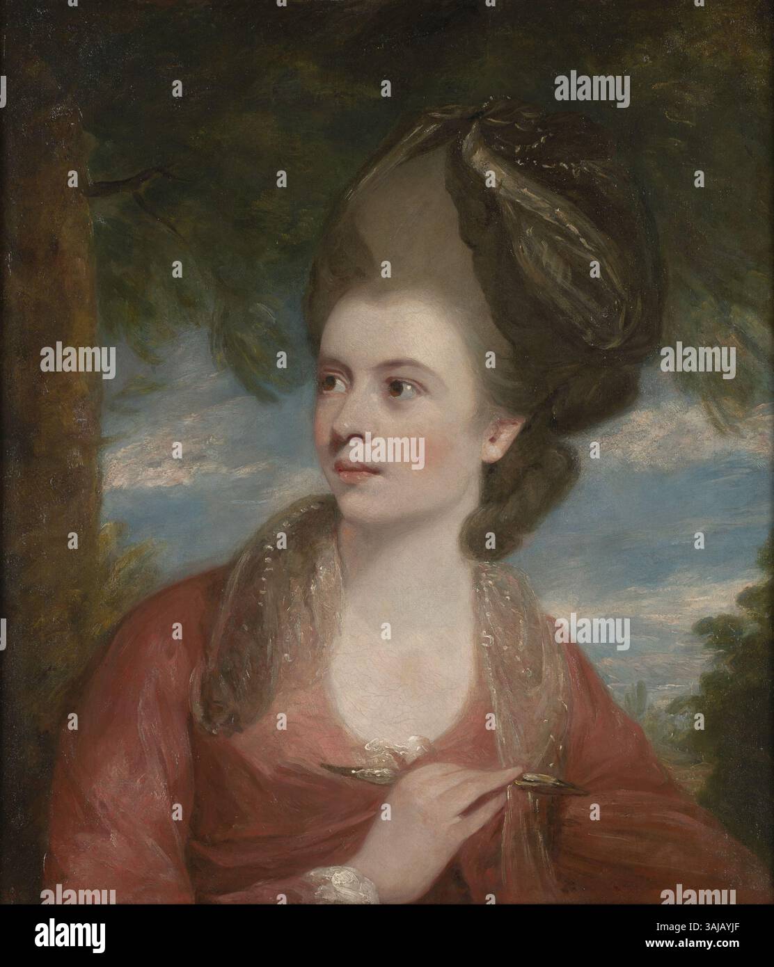 This portrait by Daniel Gardner, painted around 1773, depicts Angelica ...