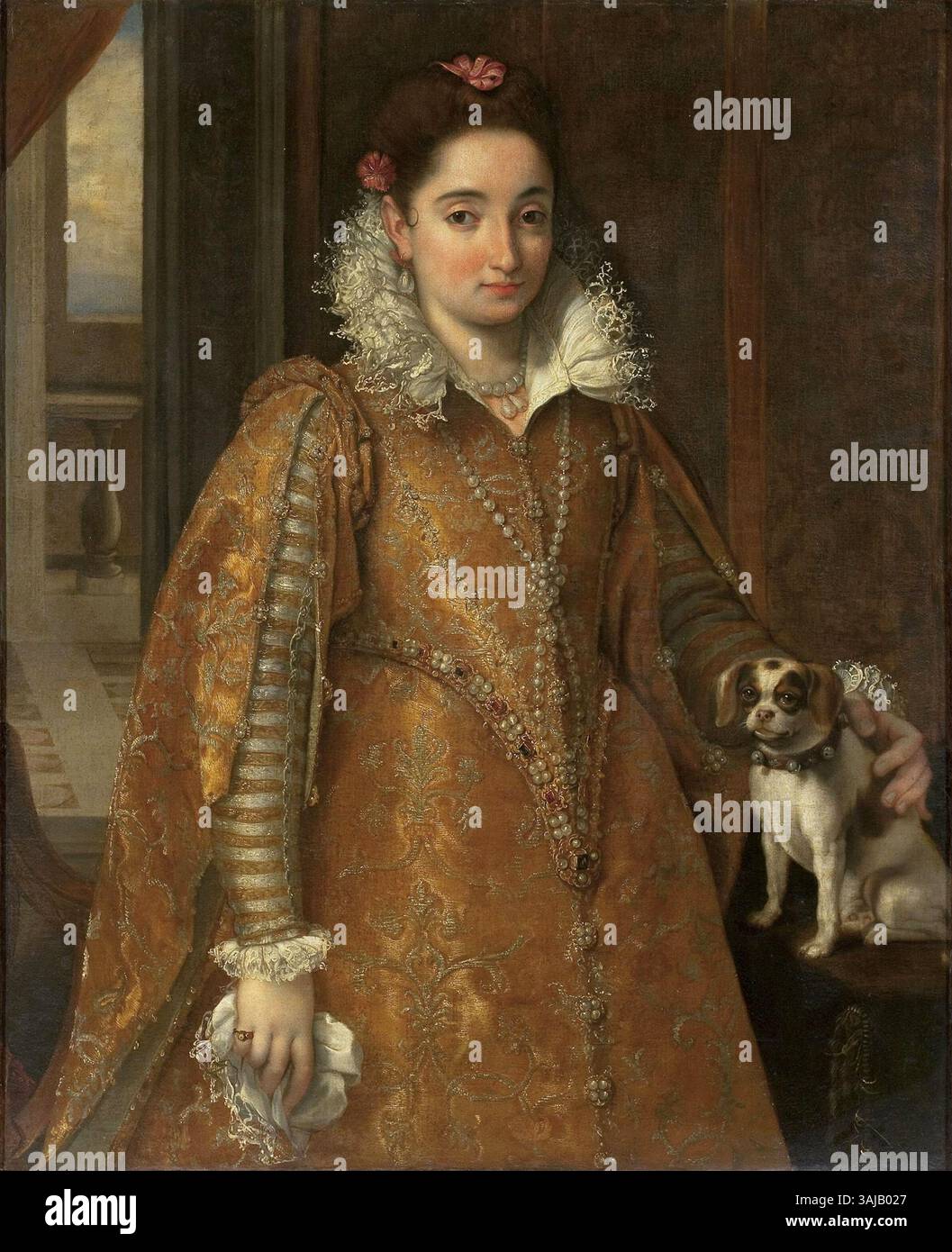 This portrait, attributed to Federico Barocci, was painted between 1591 ...