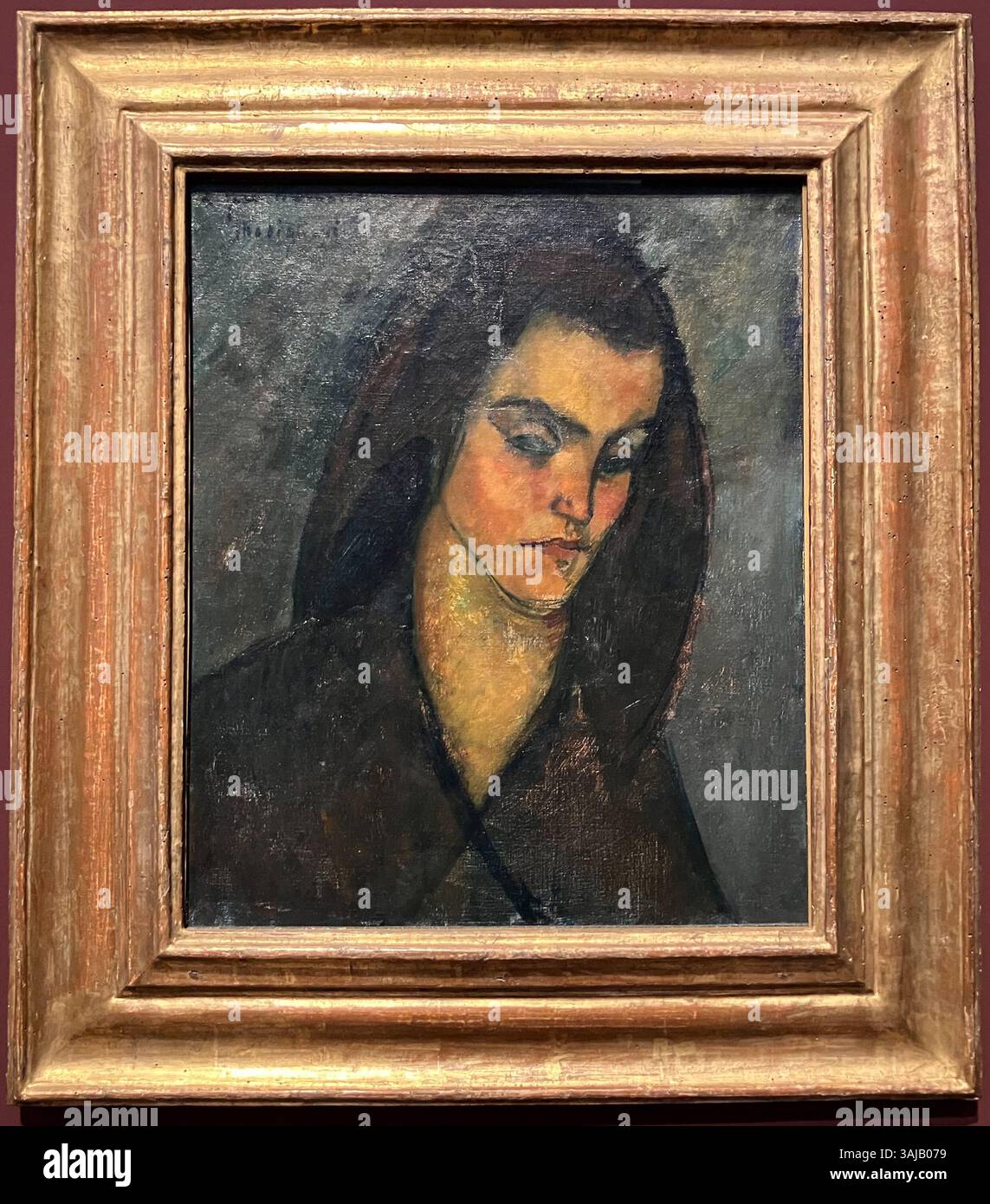 Amedeo Modigliani's 'The Beggar Woman' from 1909 is an oil painting ...