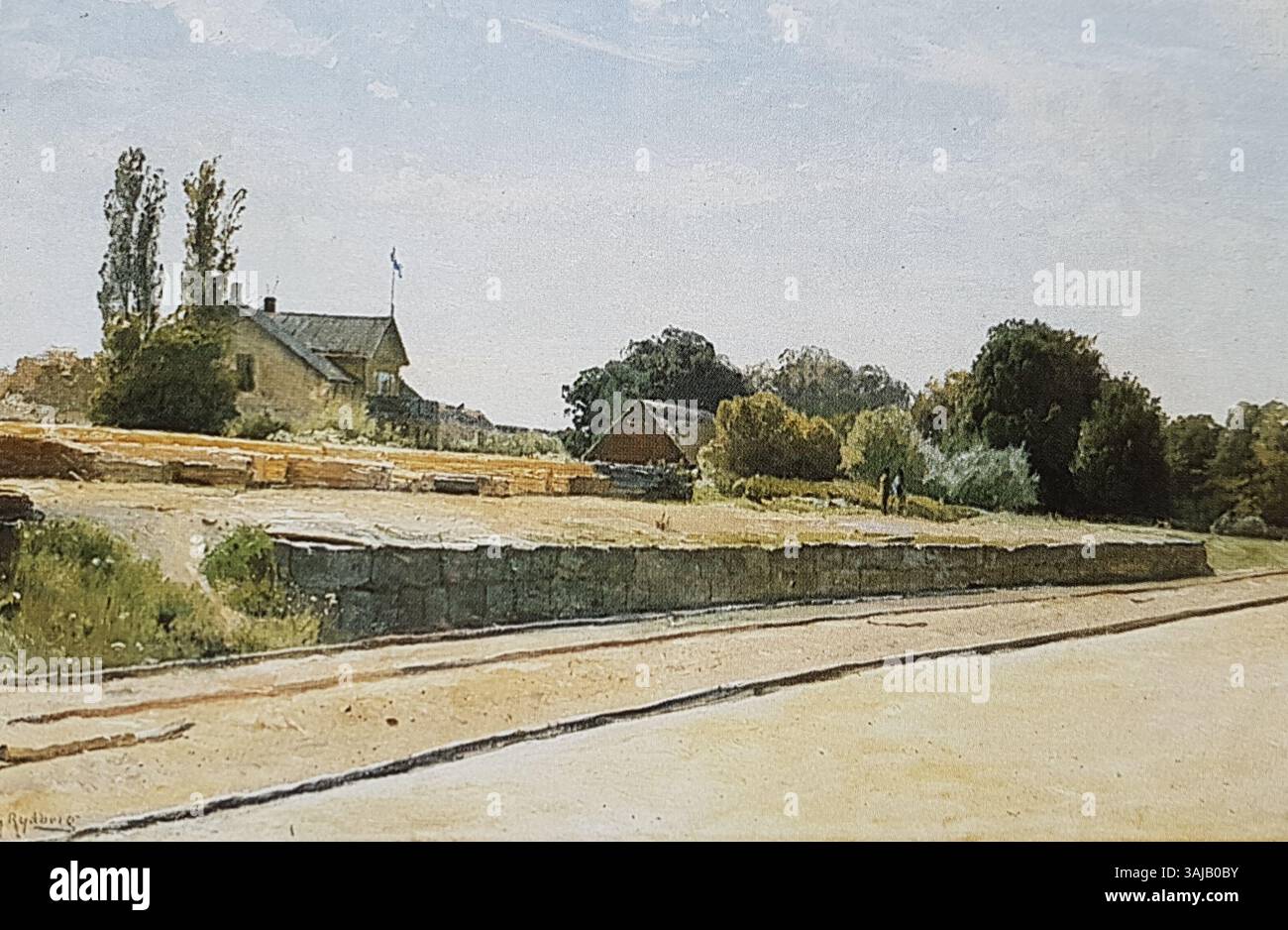 'Lastbryggan' (The Loading Dock) by Gustaf Rydberg captures a dynamic ...