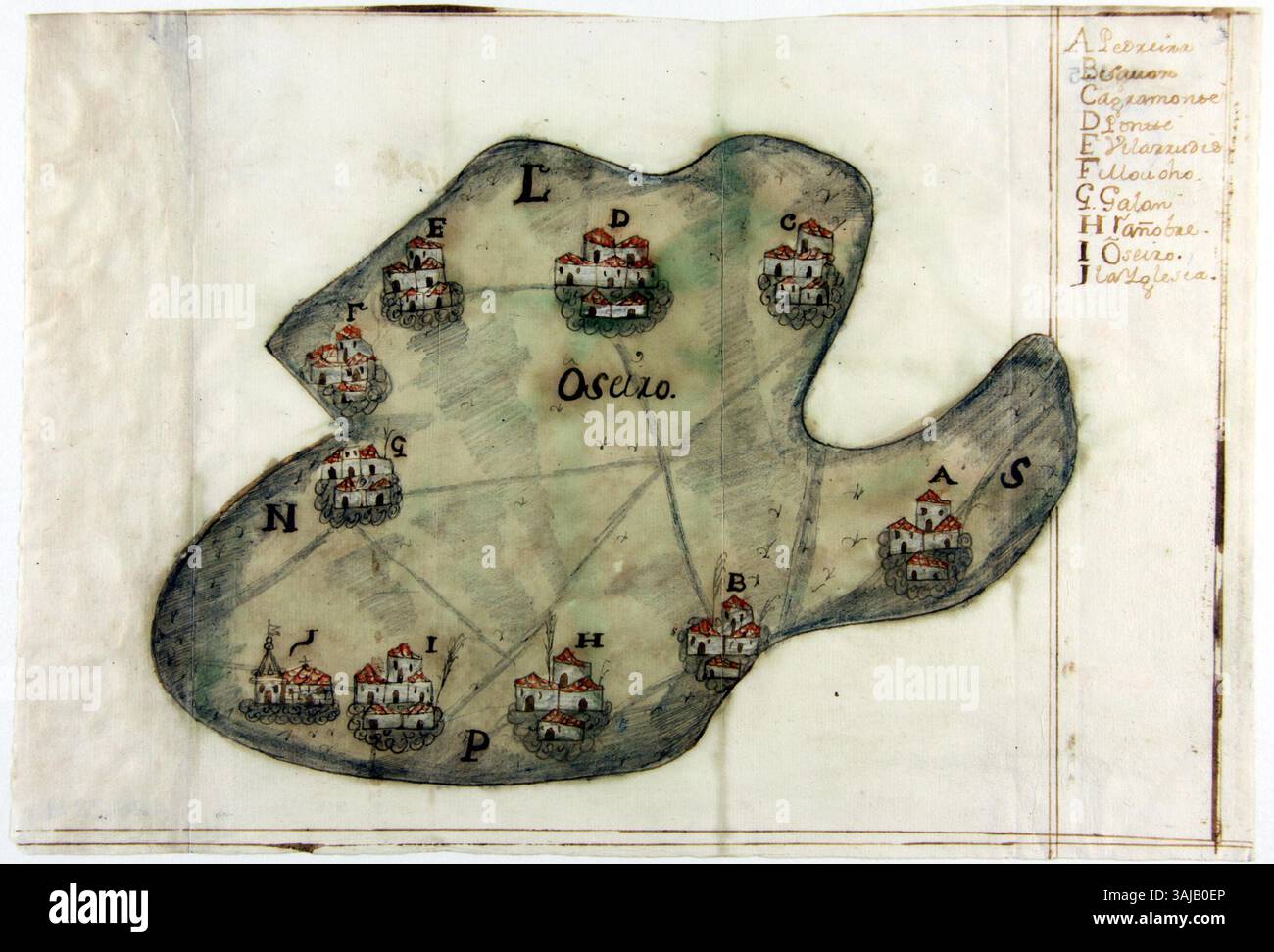 The 'Mapa ou plano do Couto de Oseiro' (1752) is a map of Oseiro ...