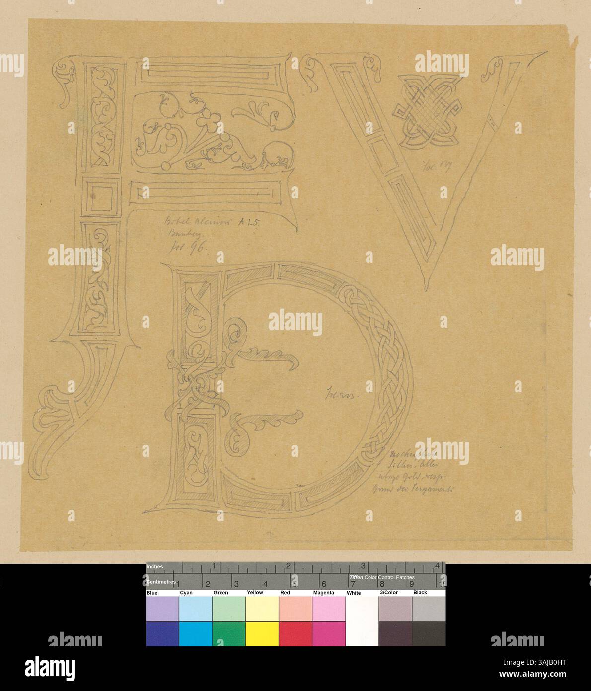 This reproduction by Johann Rudolf Rahn, created between 1860 and 1910 ...