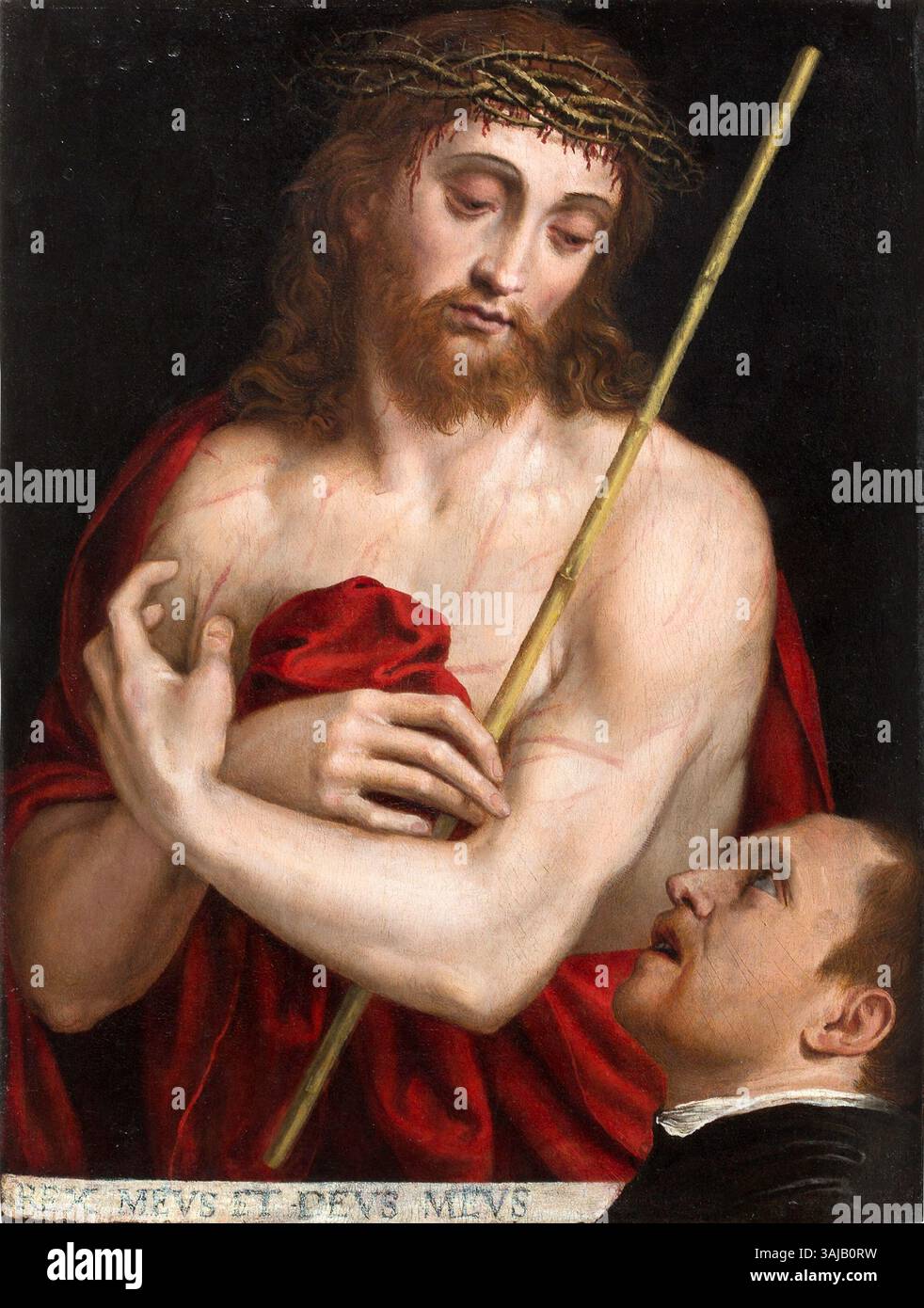 Attributed to Giovanni Battista Moroni, this 16th-century oil painting ...