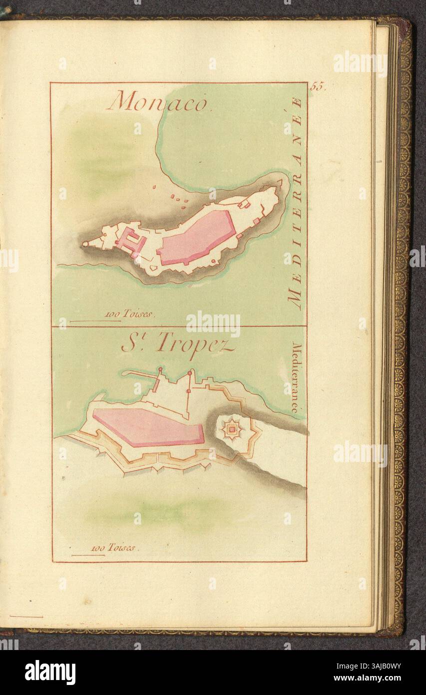 A detailed map by Georges-Louis Le Rouge illustrating the ...