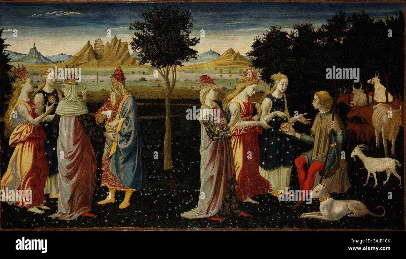 The 'Judgment of Paris' by the Master of the Argonaut Panels (c. 1480 ...