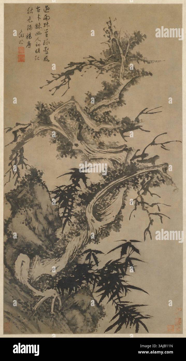 Wen Zhengming (1470–1559) painted this ink wash on paper, housed in The ...