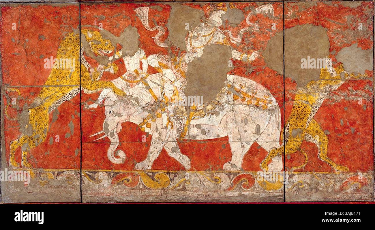 The Varakhsha mural, located at the Louvre Museum, is a significant ...