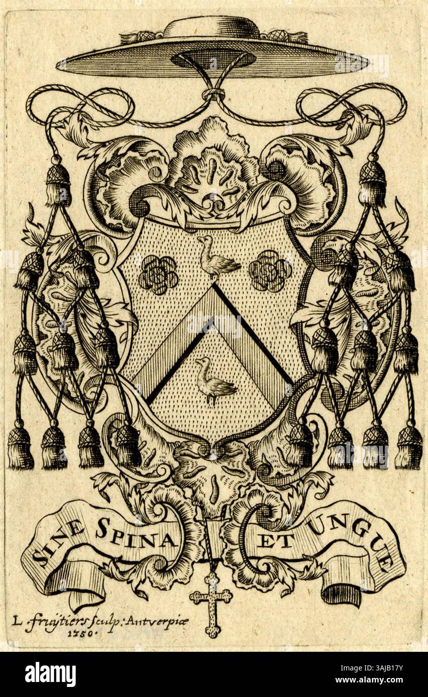 This engraving by Lodewijk Joseph Fruytiers, created in 1750, presents ...