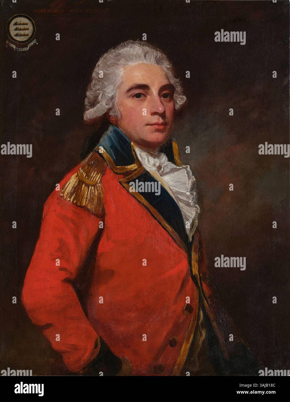 This 1786 portrait by George Romney depicts Colonel Albemarle Bertie ...