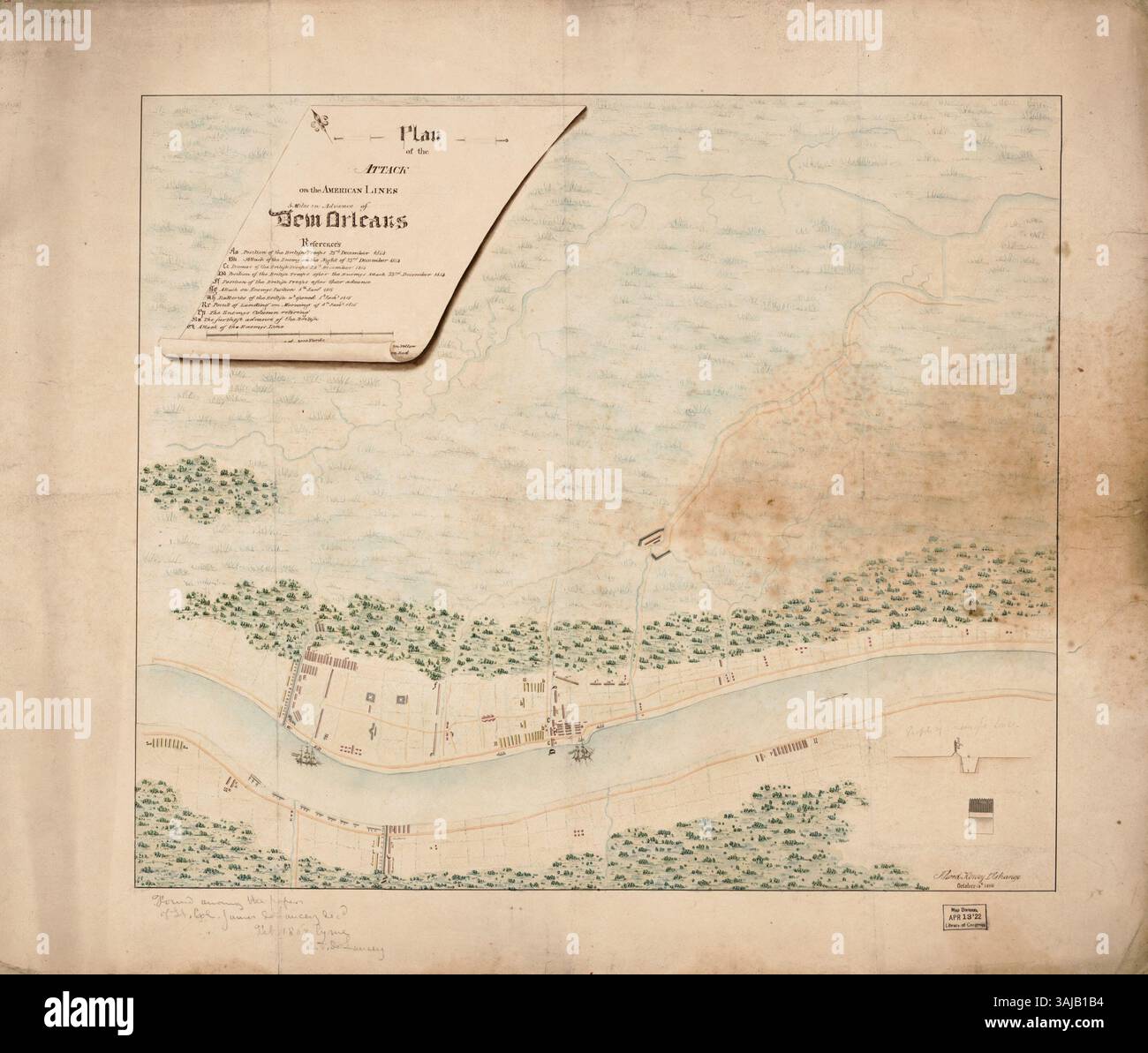 This map, drawn by Alured Henry L'Estrange in 1816, shows the details ...