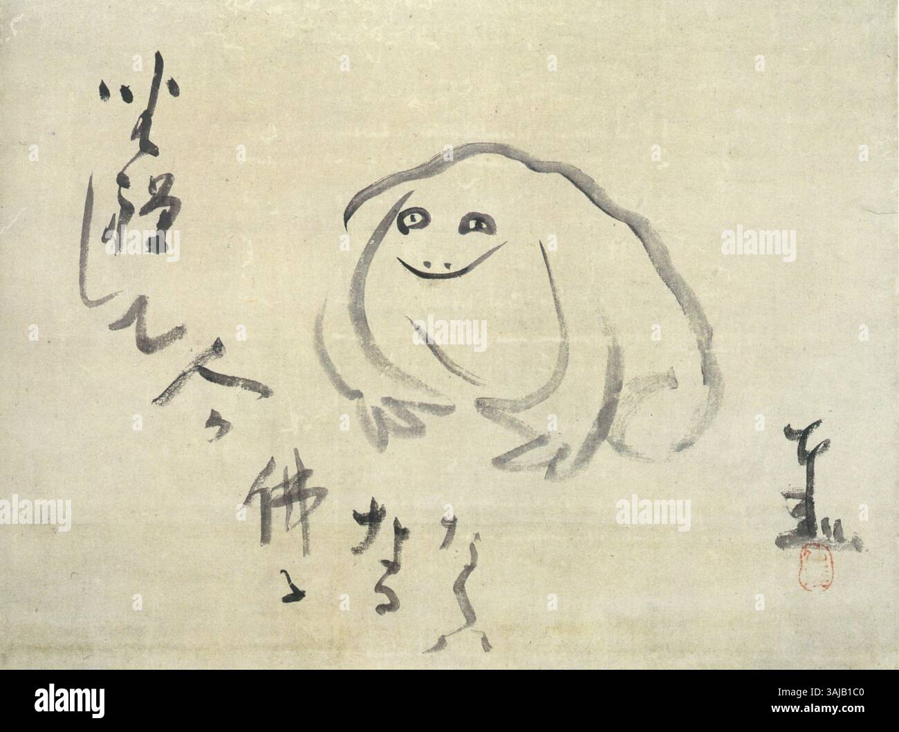 Sengai Gibon, a renowned Japanese artist of the Edo period, active from ...