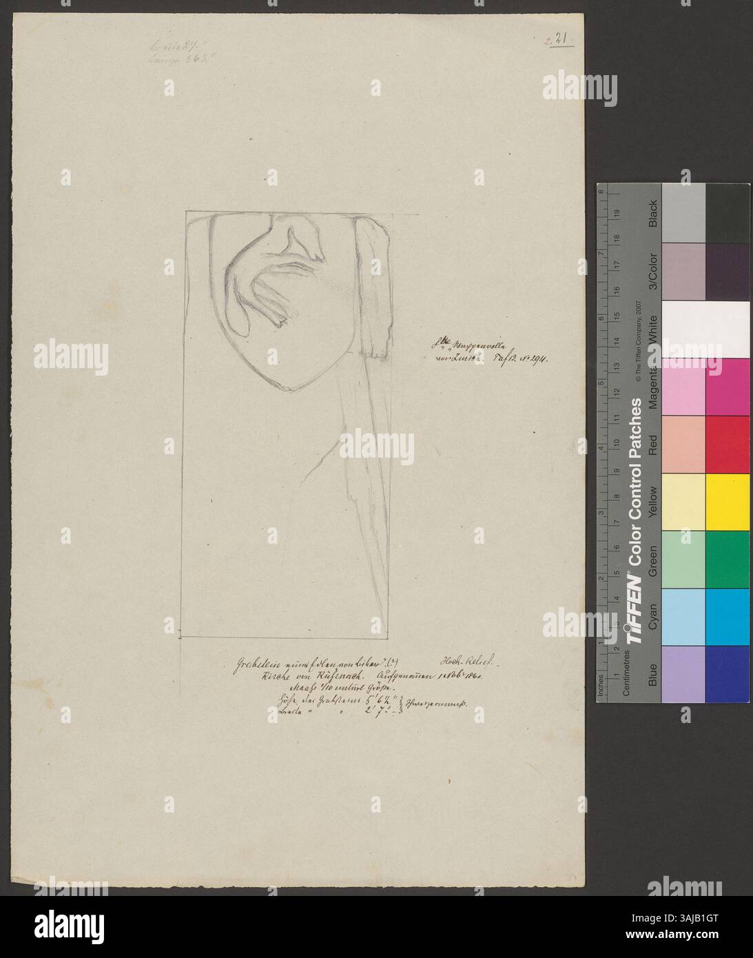 This print depicts a tombstone of a nobleman from Biber in the church ...