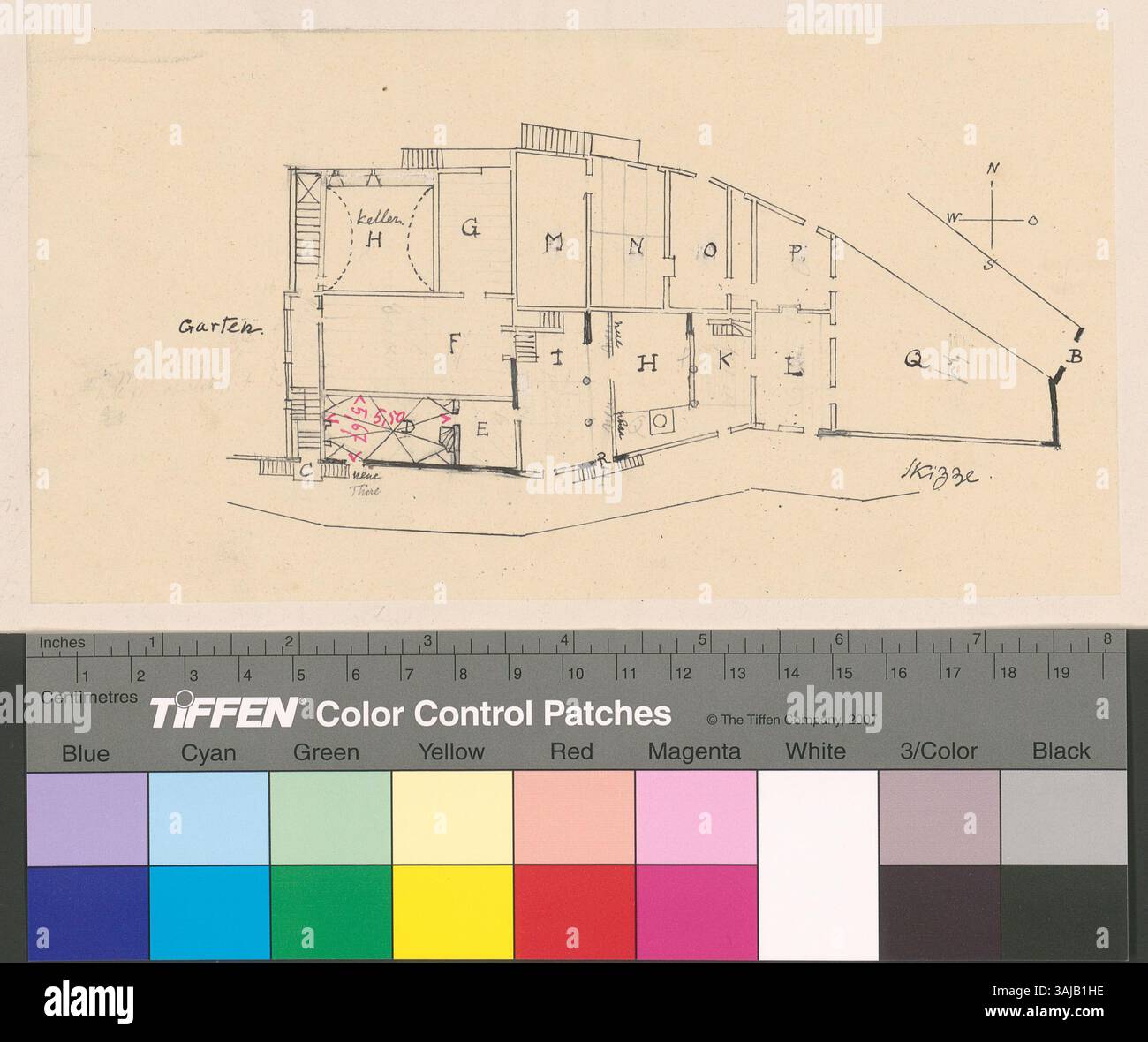This image features a sketch of the floor plan of Castello dei Muralto ...
