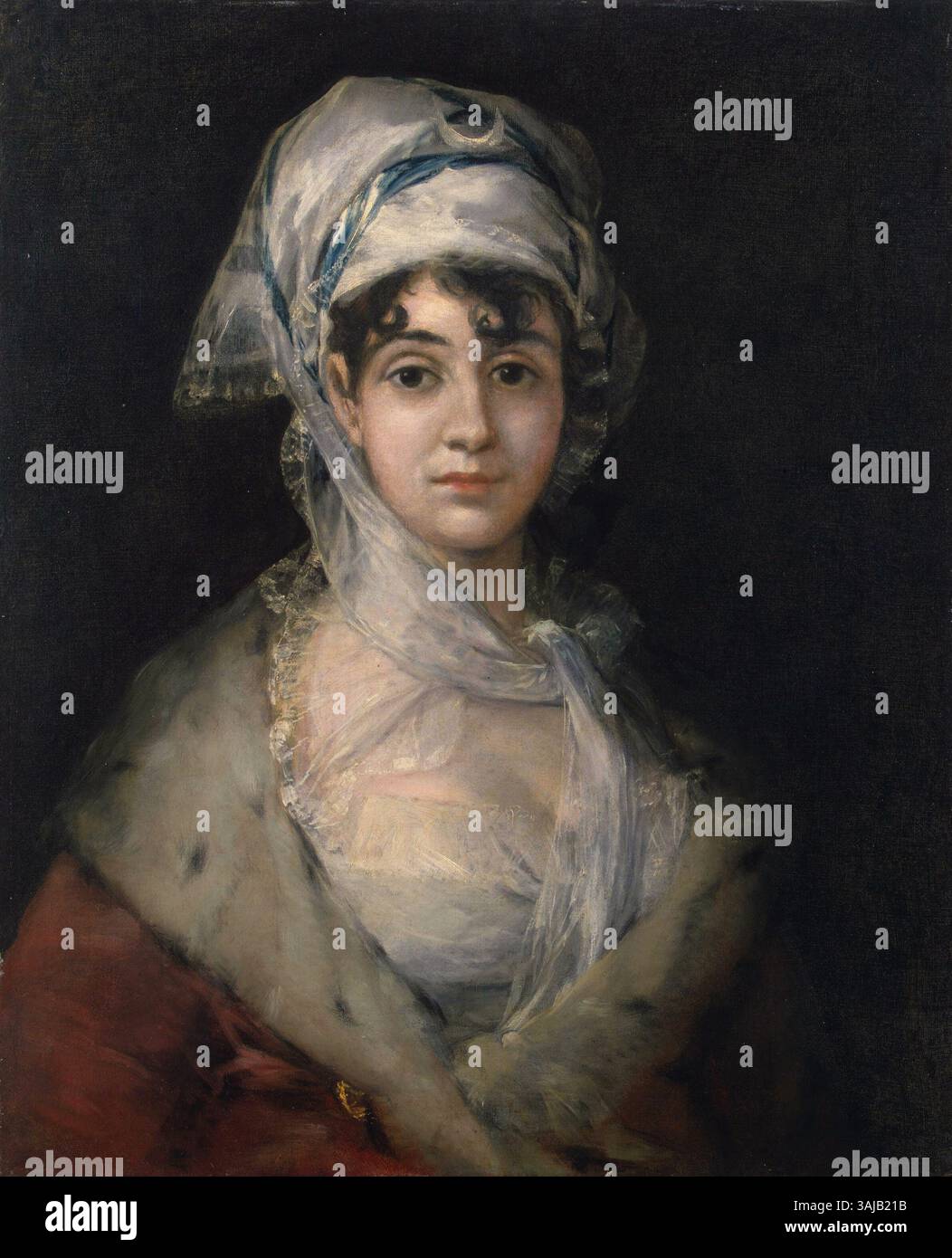 This oil painting by Francisco Goya, circa 1810-1811, portrays Antonia ...