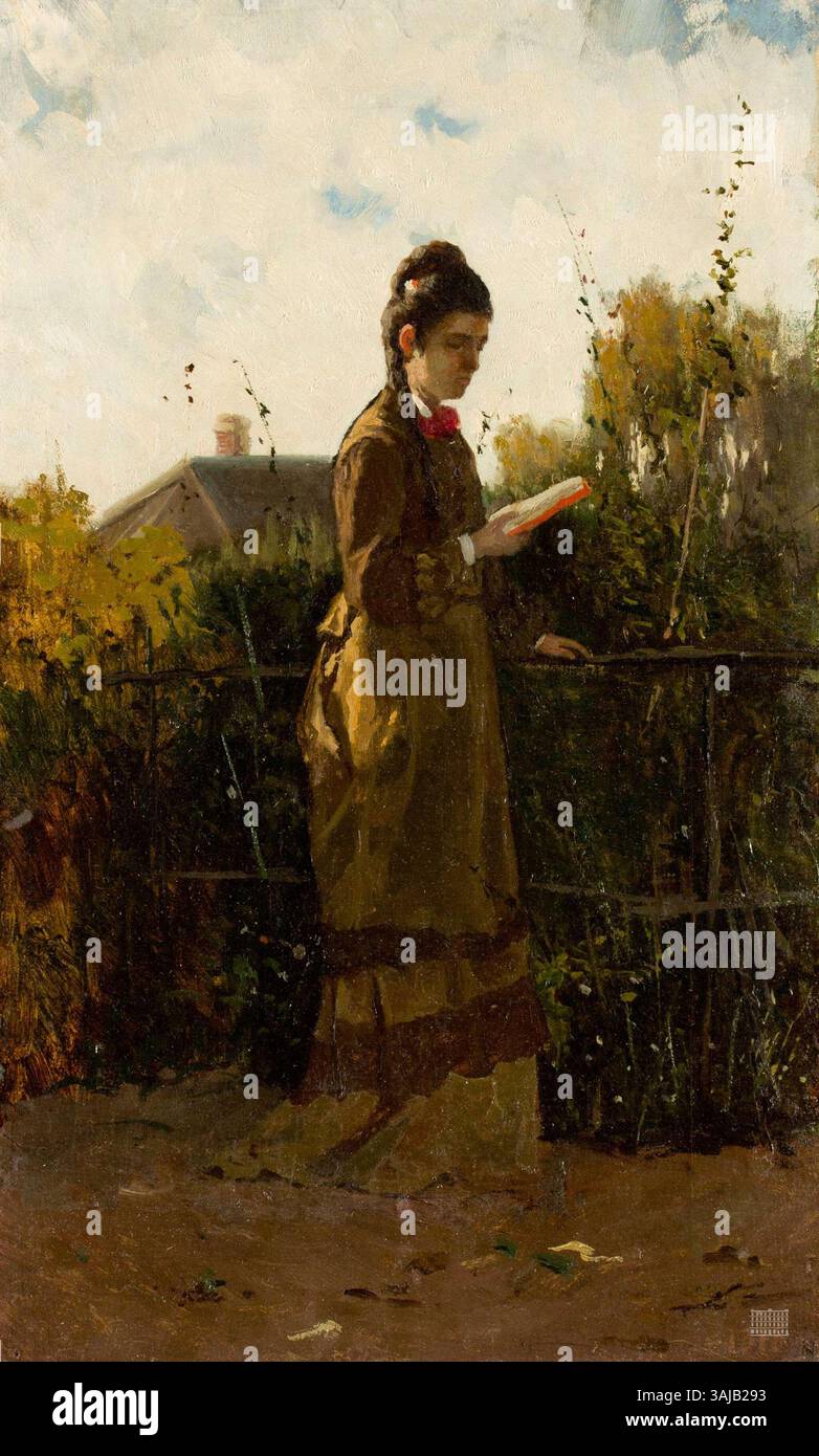 Ivan Kramskoy's 1882 painting 'Lady with a Book' is an example of ...
