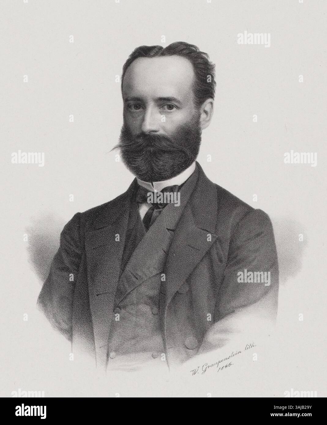 This copper engraving features Franz Xaver Lindemann, showcasing his ...