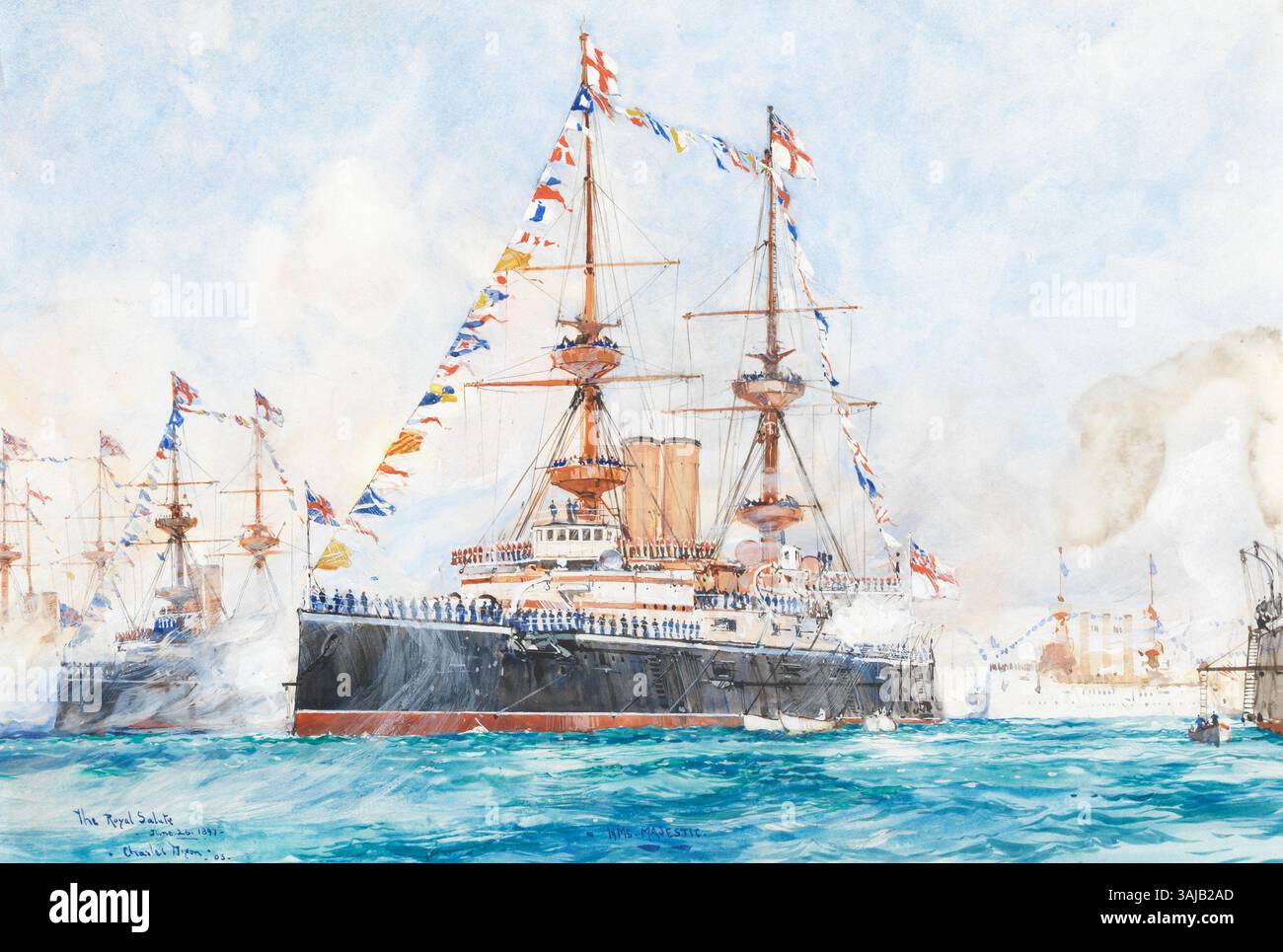 Victoria diamond jubilee fleet hi-res stock photography and images - Alamy