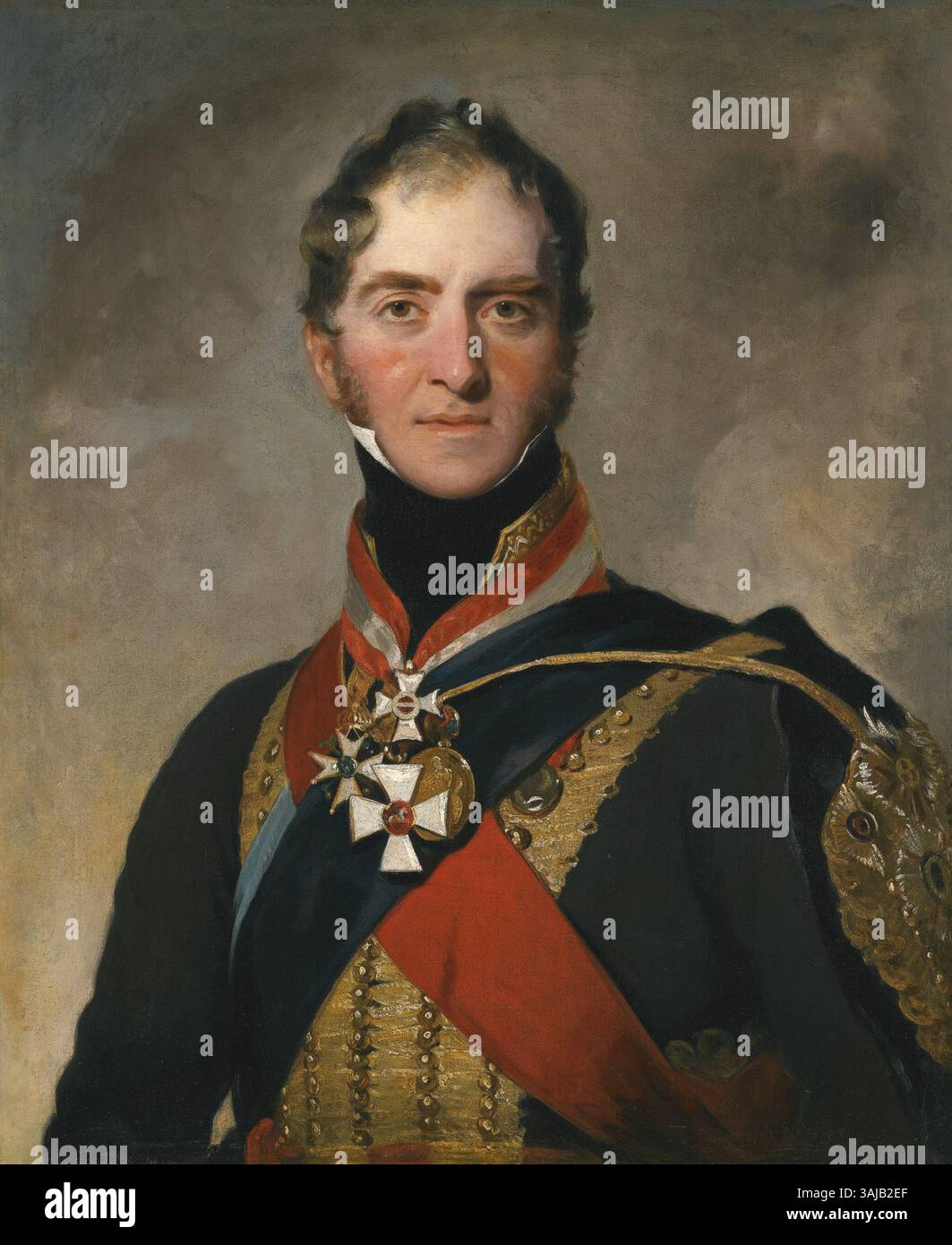 This portrait by the studio of Thomas Lawrence depicts Field Marshal ...