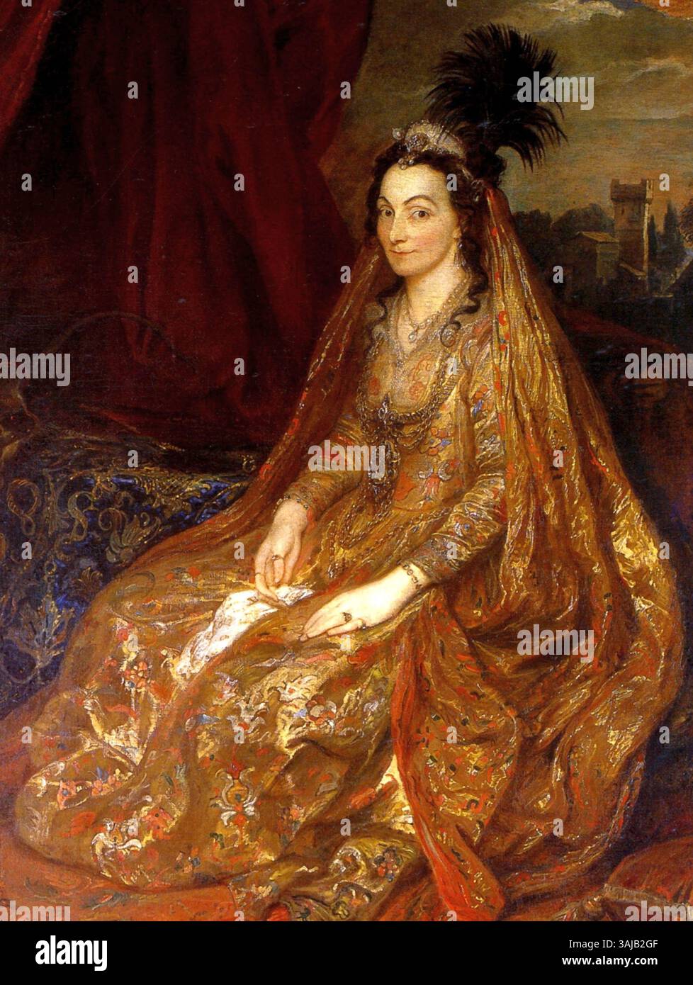 Portrait of Lady Shirley by Anthony van Dyck, painted circa 1622. This ...