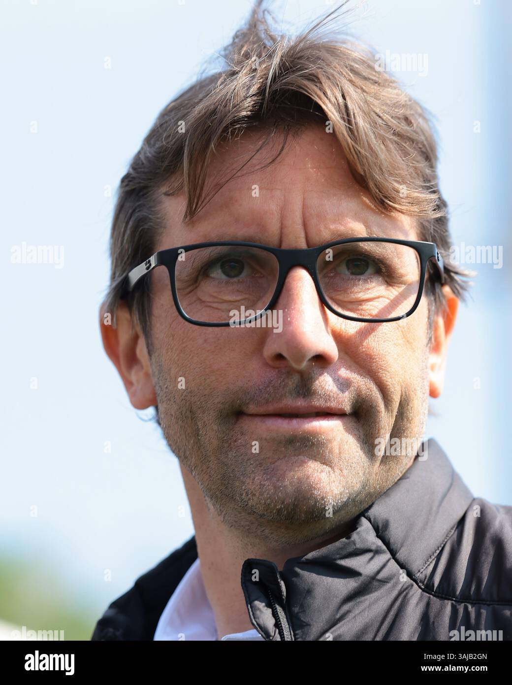 Milan, Italy, 9th April 2025. Federico Guidi Head coach of AC Milan ...