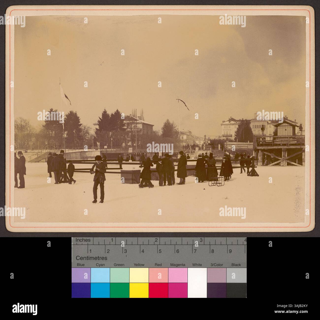 This 1891 photograph by Robert Breitinger shows a group of people with ...