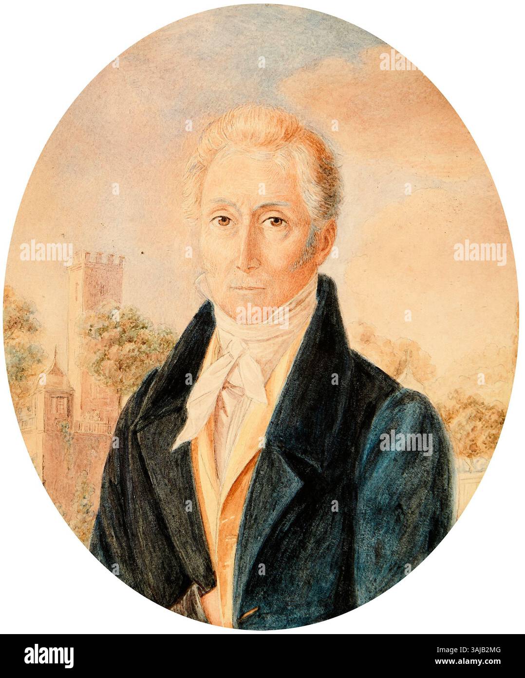 This portrait of Johann Rudolf von Frisching, a prominent figure, is an ...