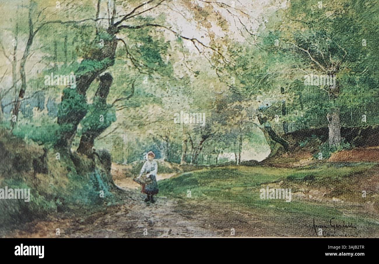 This painting by Anna Gardell-Ericson portrays the coastal town of ...