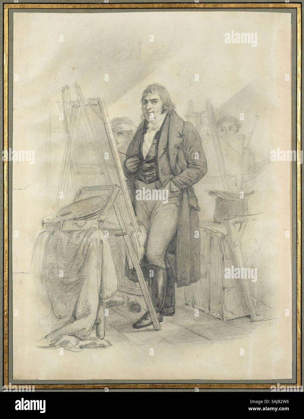 This 19th-century portrait of Antoine-Jean Gros, painted by Jules ...