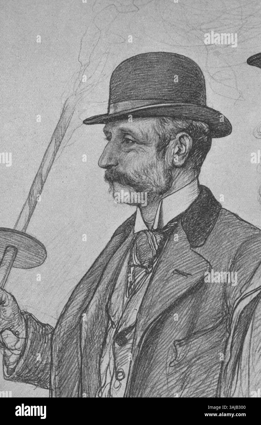 Portraits of the architects Martin Haller and Christian Wilhelm Allers ...