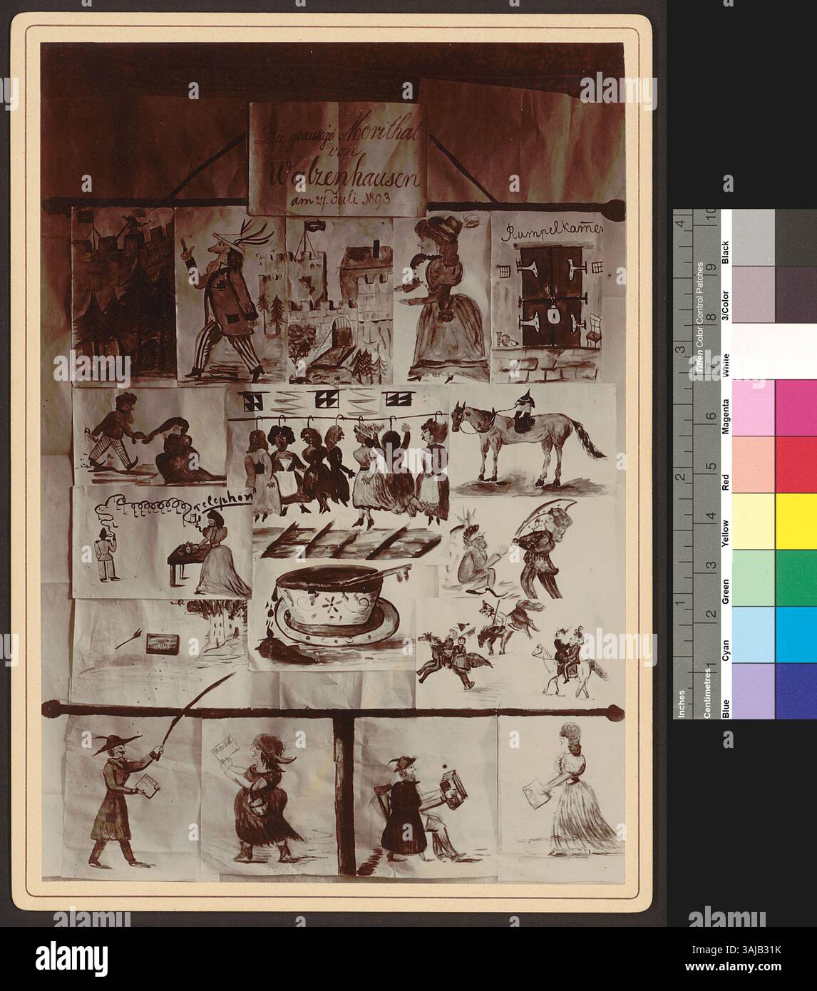 Photo of the tragic Moritat (murder ballad) from Walzenhausen, captured ...