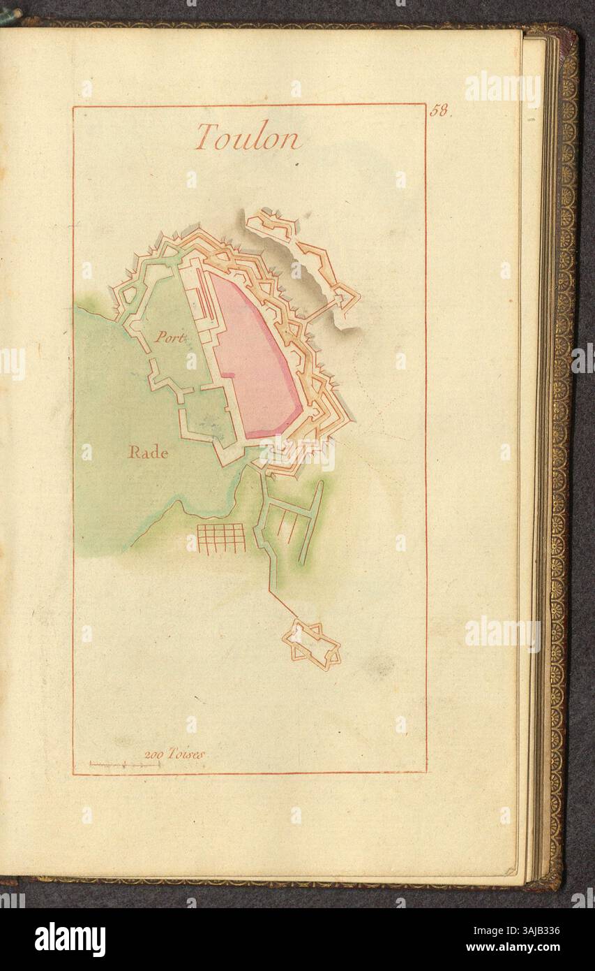 A map by Georges-Louis Le Rouge from the 18th century, illustrating the ...