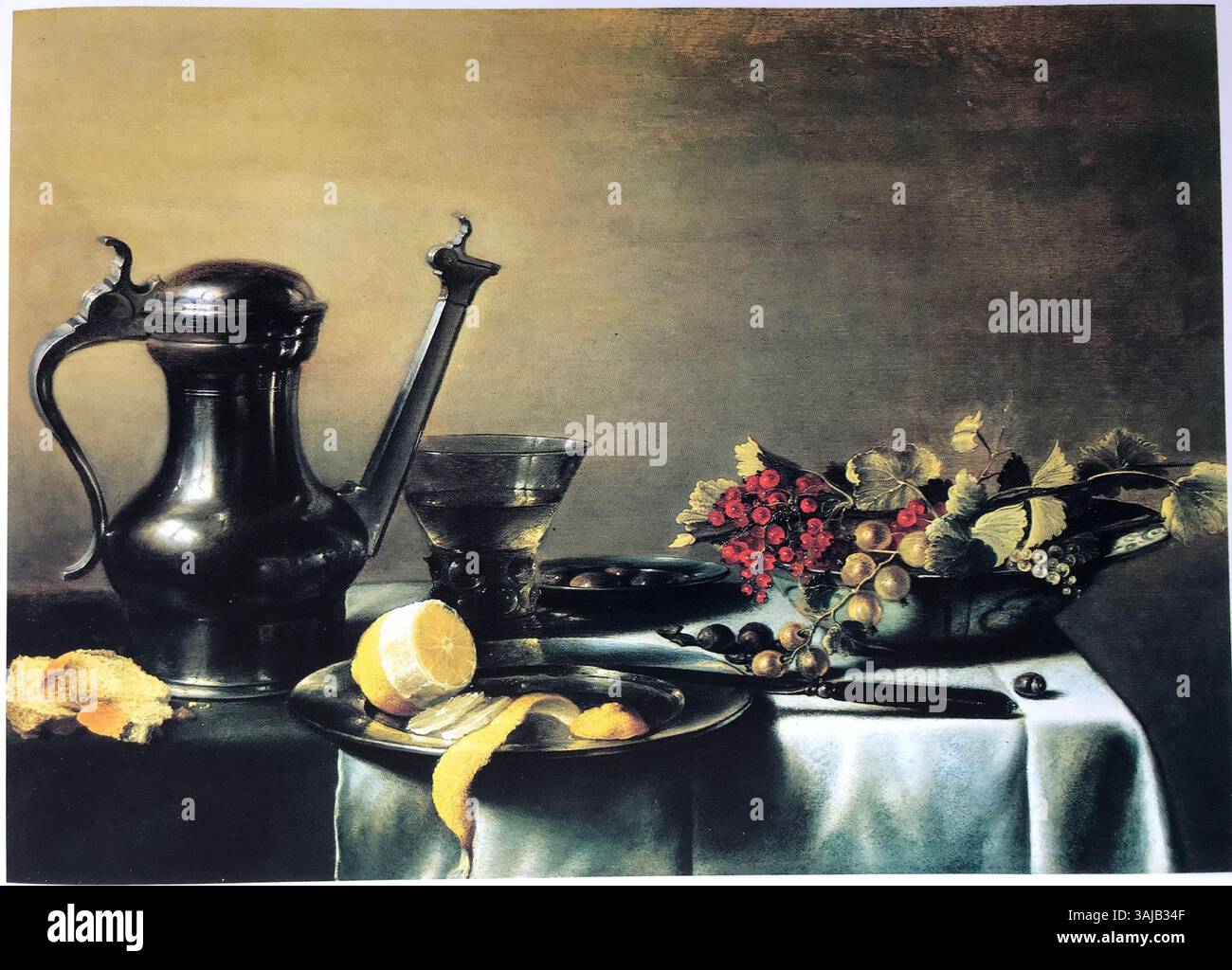 This 1638 still life by Pieter Claesz features a Jan Steen pitcher ...