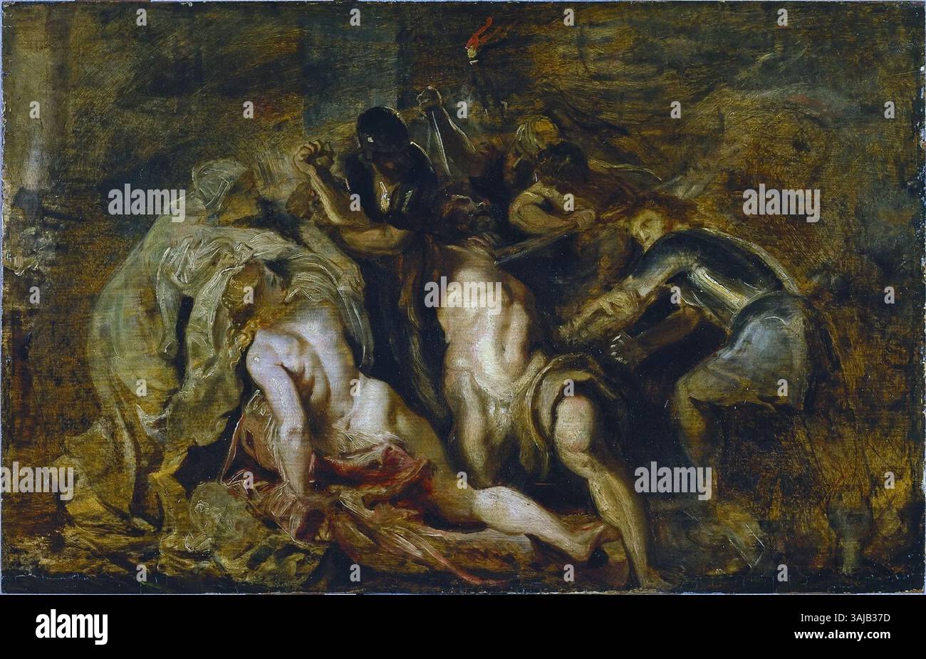 This artwork by Peter Paul Rubens depicts the moment when Samson, from ...