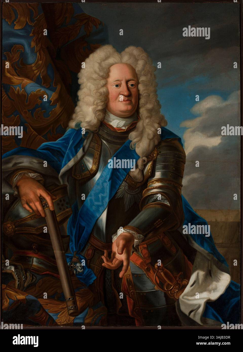 This portrait, created circa 1720 by Bernhard Christoph Francke ...