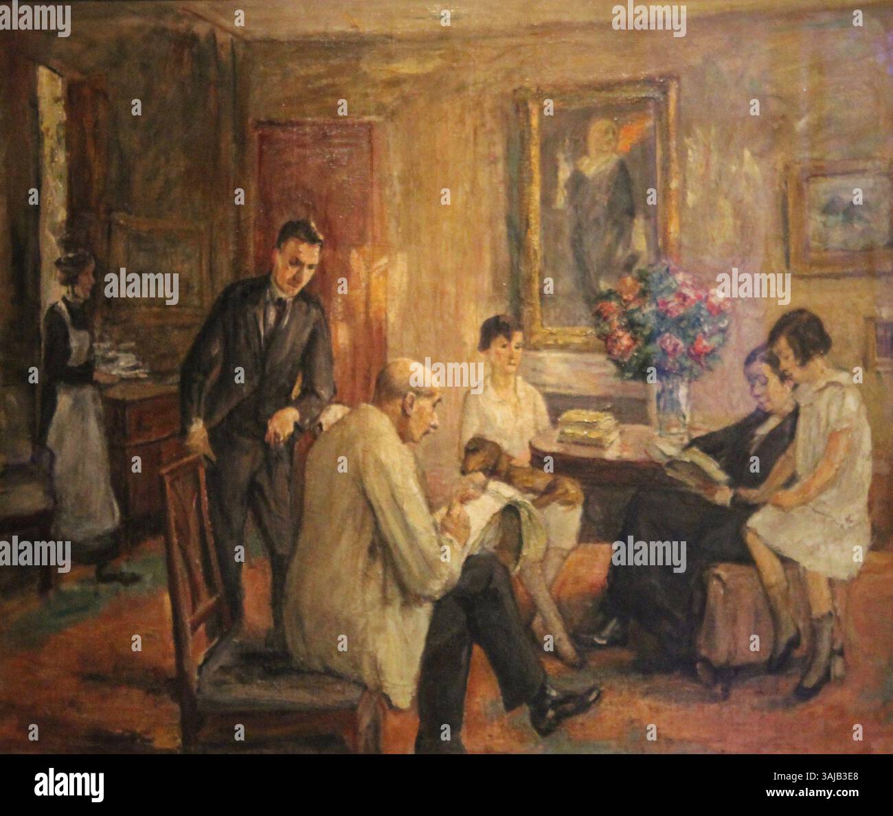 This second painting by Max Liebermann, 'The Liebermann Family' (1926 ...