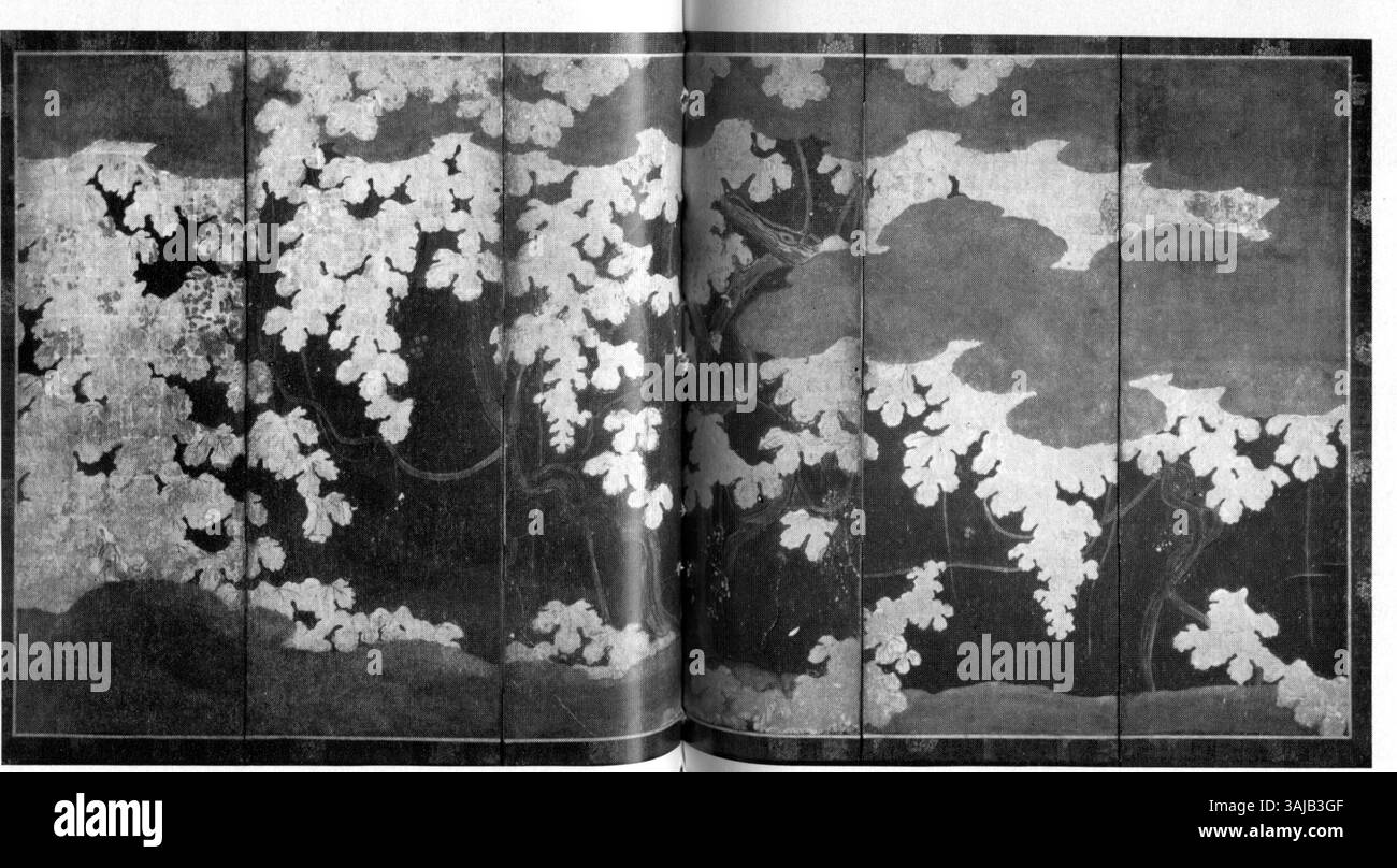 A 17th-century Japanese painting depicting grapevines, housed in the ...