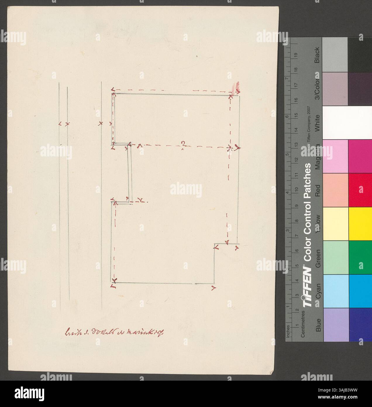 This image shows the probable floor plan of the former St. Martin II ...