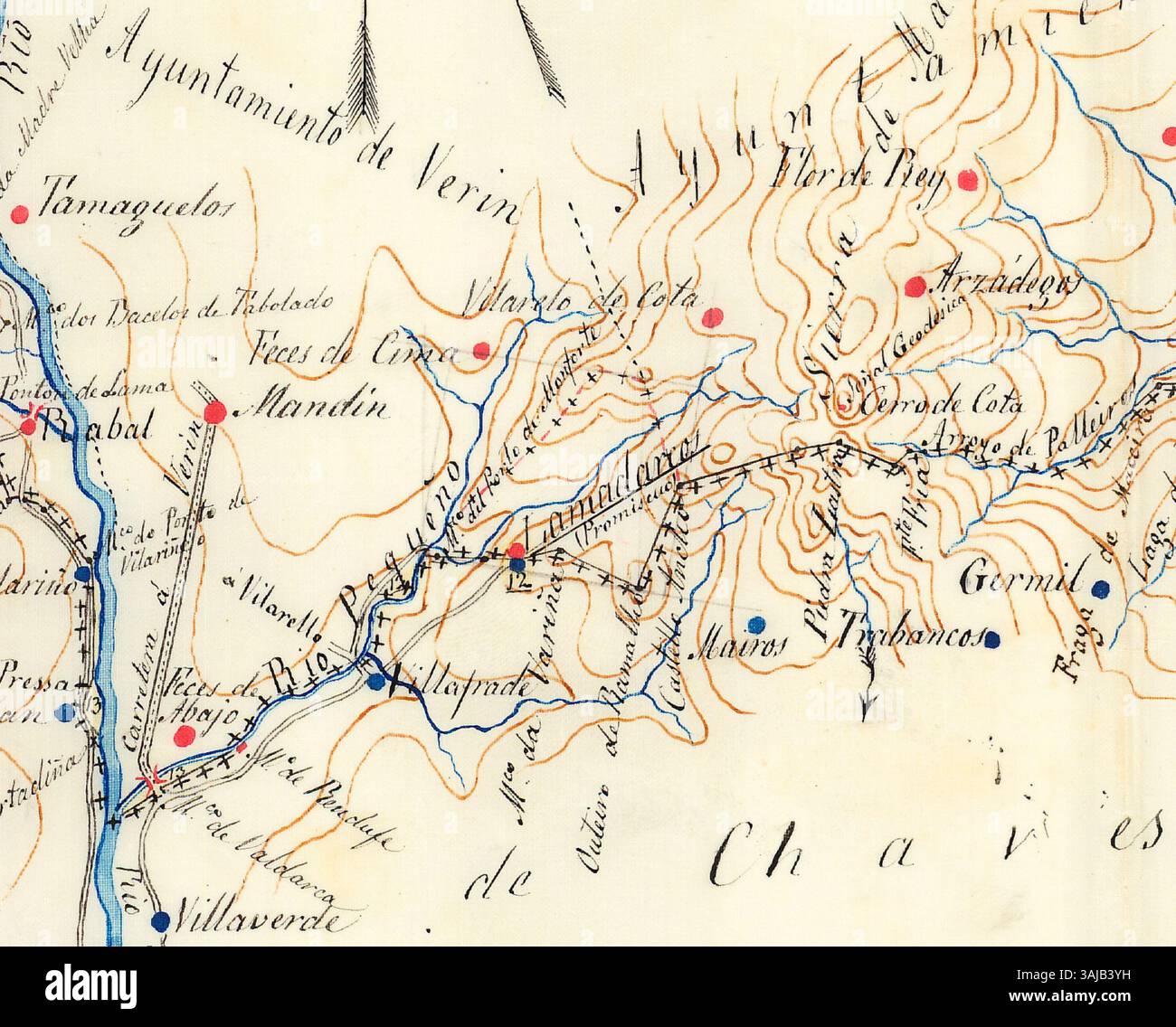 This map, created by José de Castro López in 1863, highlights ...