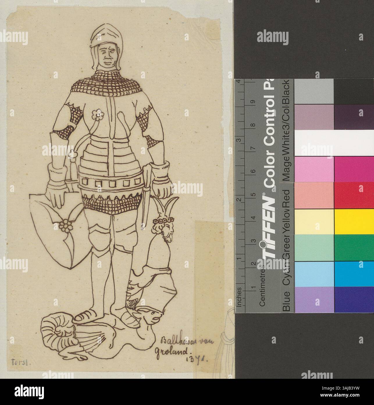 This image depicts Johann Rudolf Rahn’s representation of Balthasar von ...