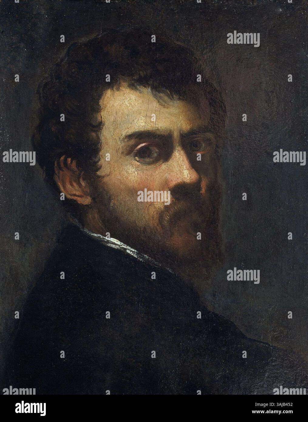 Jacopo Tintoretto's *Self-Portrait as a Young Man* from around 1548 ...