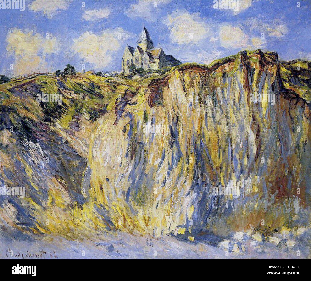 Claude Monet’s 'Église de Varengeville, effet du matin' (1882) captures ...