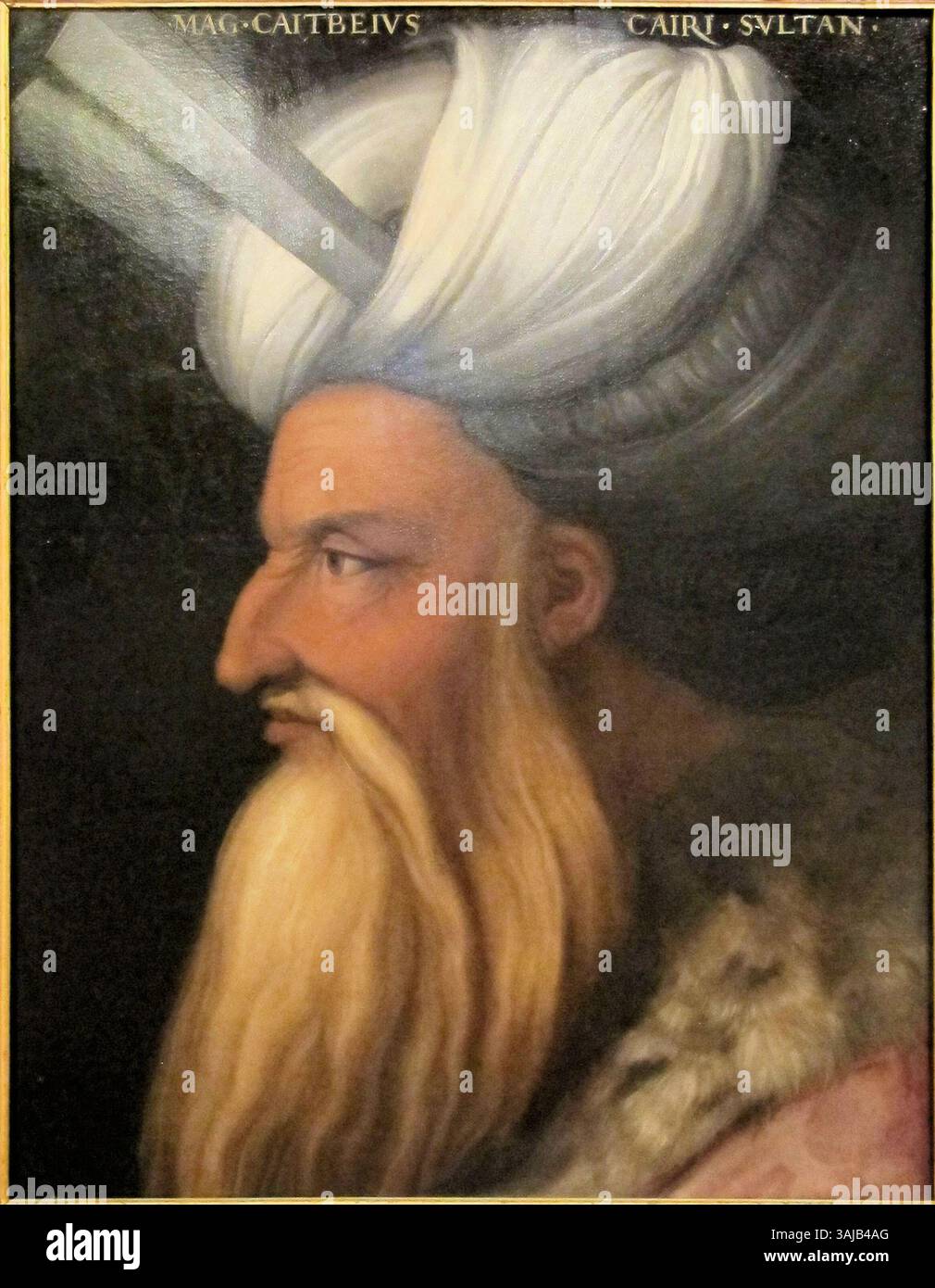 Cristofano dell'Altissimo's painting 'Mamluk Sultan Kayitbay' (16th ...