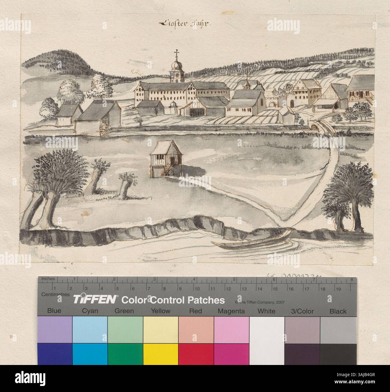 This 17th-century drawing by an anonymous artist depicts the Kloster ...