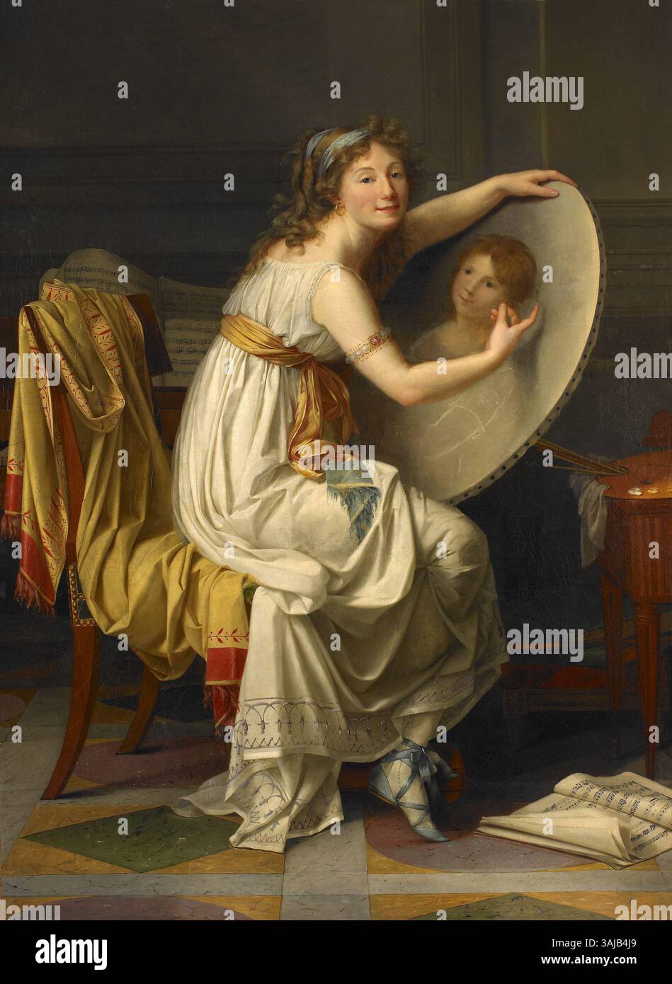 This presumed self-portrait of Adèle Romany, attributed to the artist ...