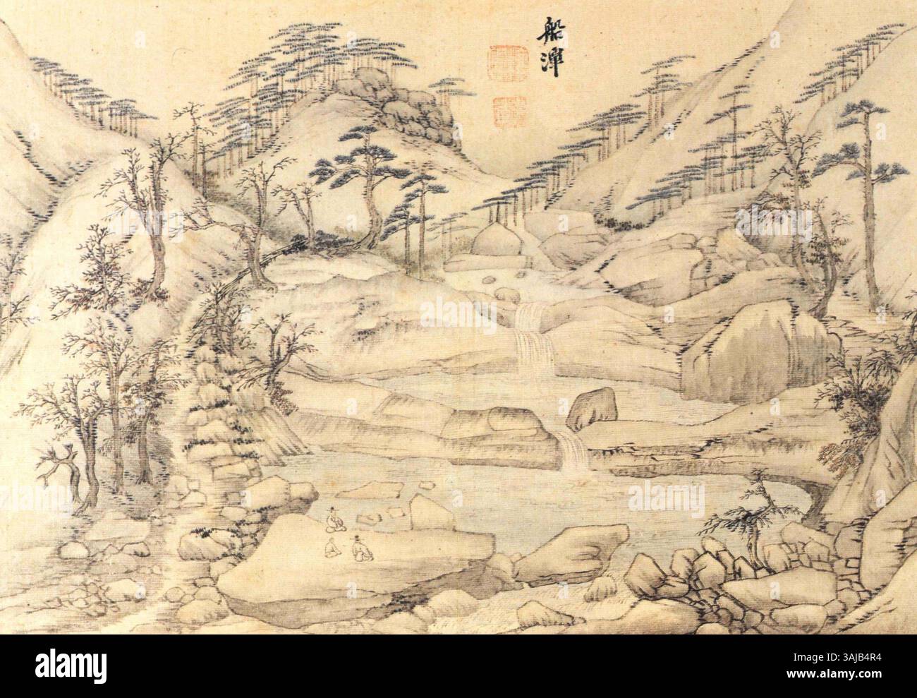 This part of Kim Hong-do's 1788 album showcases serene depictions of Mt ...